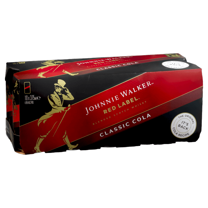 Johnnie Walker Red Label & Cola 10Pk – Bathirst Liquor